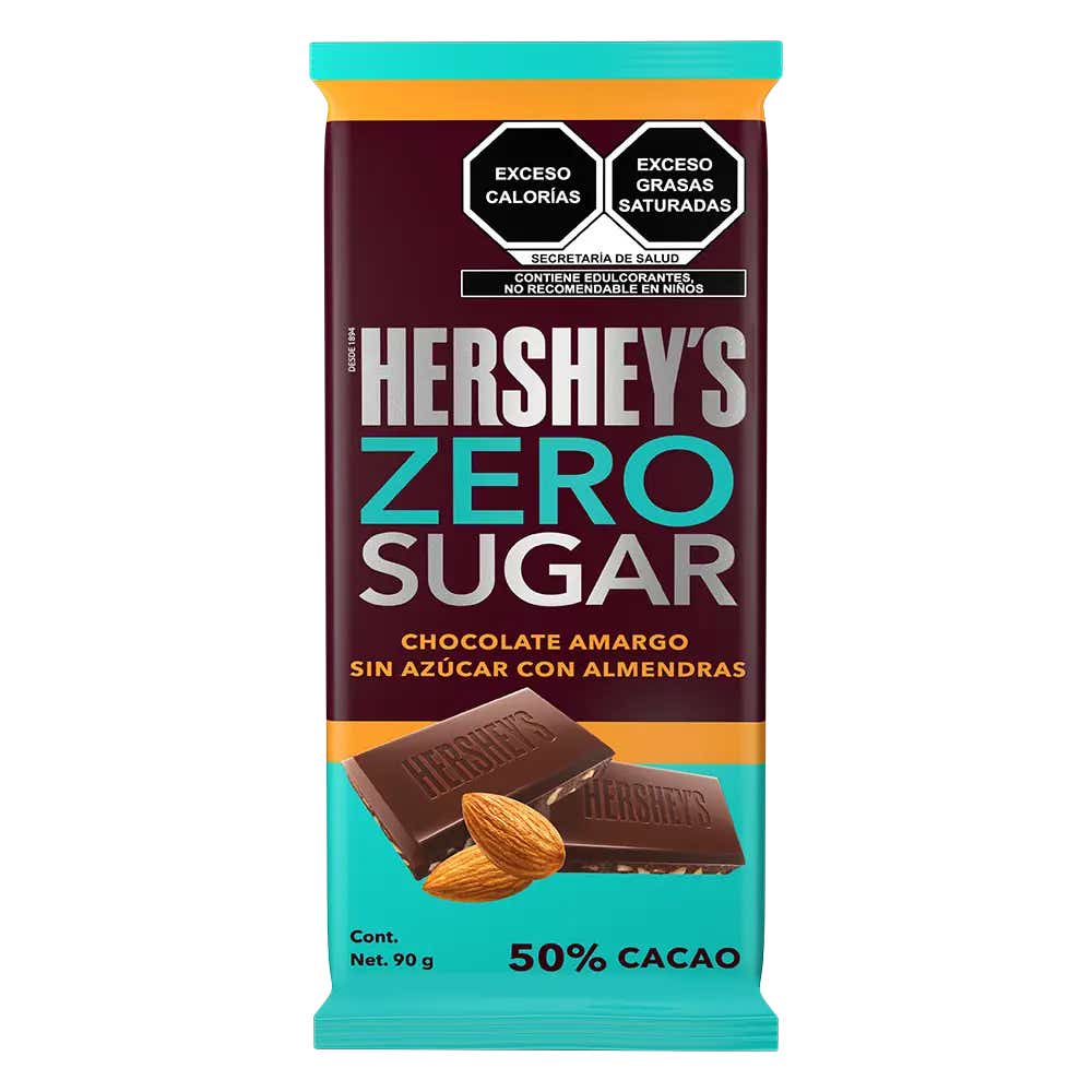 HERSHEY'S ZERO SUGAR con Almendras 90g